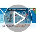 Amazon.com : GFYYBKJ Adapter for INTEX Pool Skimmer with Hose Clamp ...