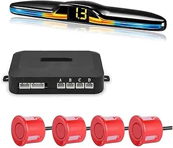 Amazon.co.jp: Parking Sensor Parking Sensor System Backlight Display ...