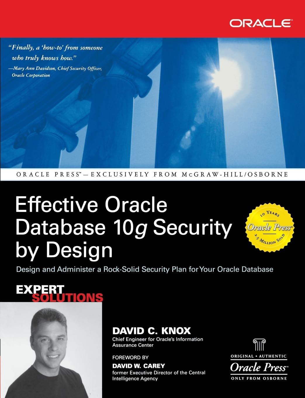 Effective Oracle Database 10g Security by Design: 9780072231304 ...