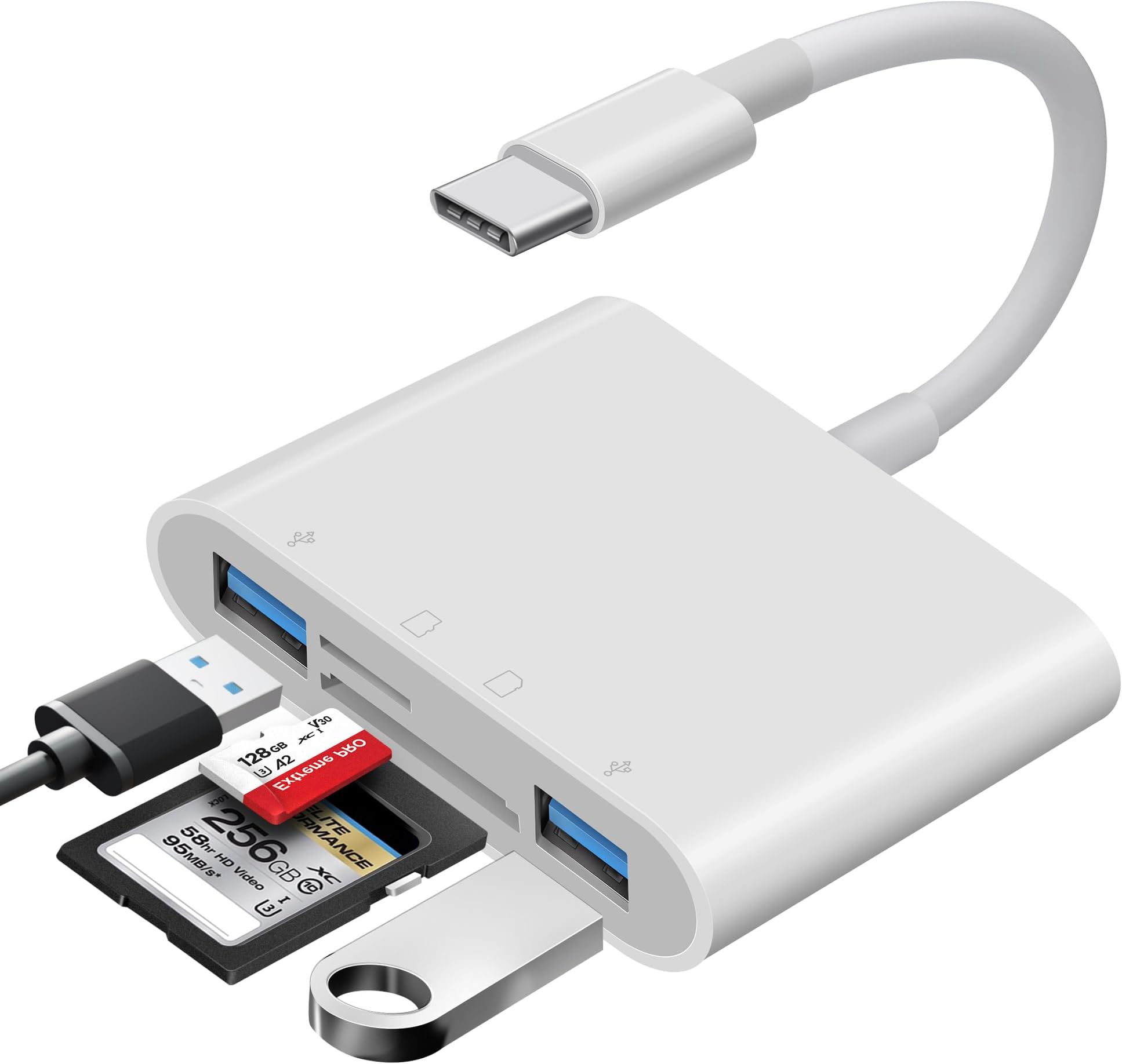 USB C SD Card Reader for Mac/MacBook/iPad/iPhone 15 Pro WNXSLOAD SD ...