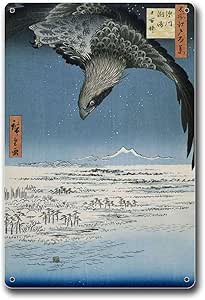Amazon.com: Metal Aluminum Signs Japanese Retro Style Art Utagawa ...