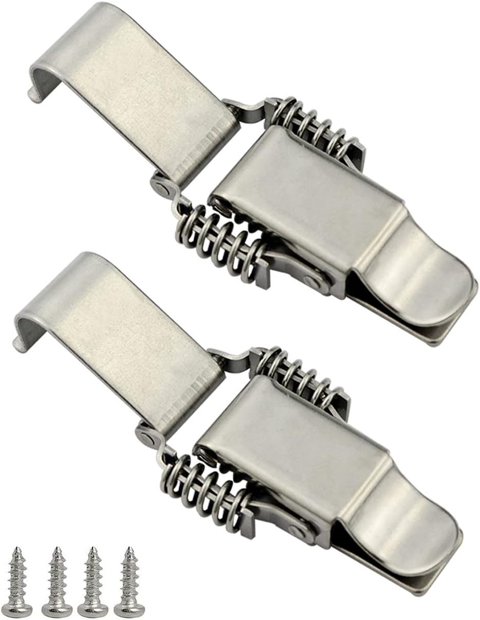 BERYLER® Latch, Stainless Steel Spring Loaded Toggle Latch, Silver ...