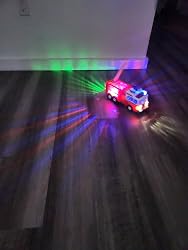 Amazon.com: JOYIN LED Fire Truck Toy for Toddlers - LED Projections ...