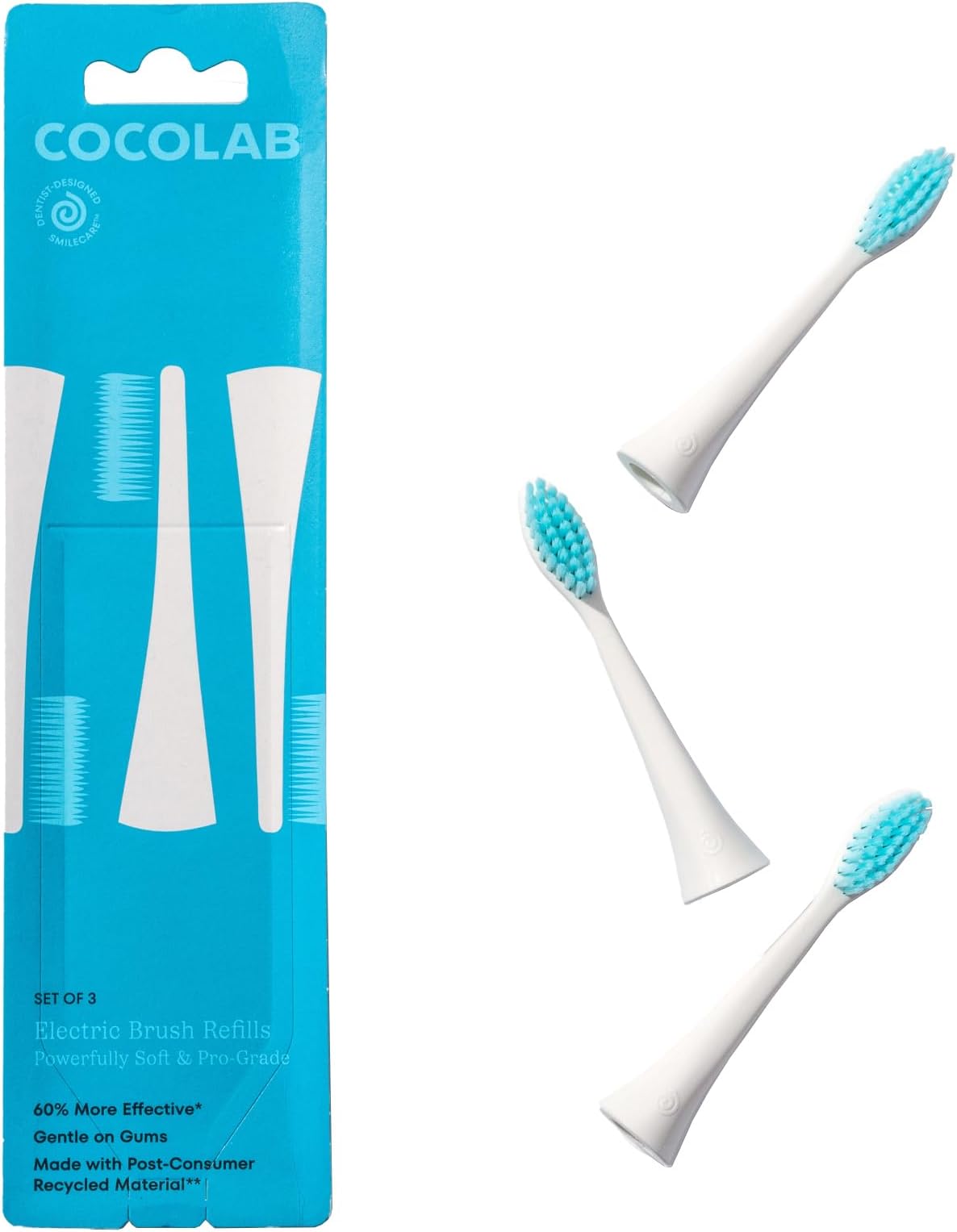 Amazon.com : Cocolab Electric Brush Refills, Ultra-Sensitive & Soft, 3-Pack Replacement for ...