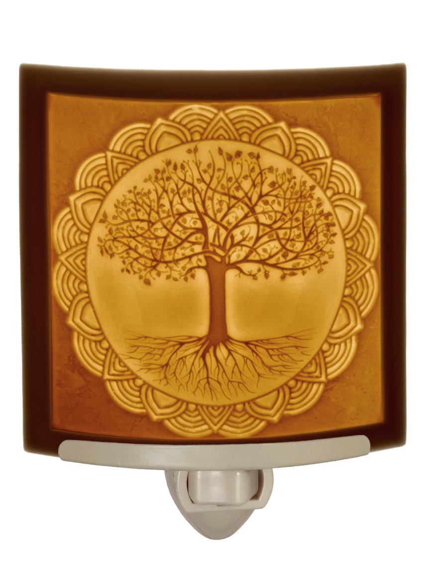 The Porcelain Garden Tree of Life Night Light, Porcelain Lithophane ...