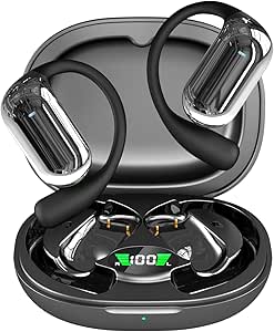 Amazon.com: JIECAN Open Ear Headphones Bluetooth V5.3 Wireless Earbuds ...