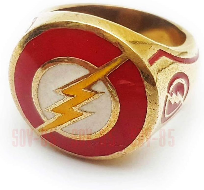Original Made Flash Signet Ring Super Speed Flash Family Force Round ...