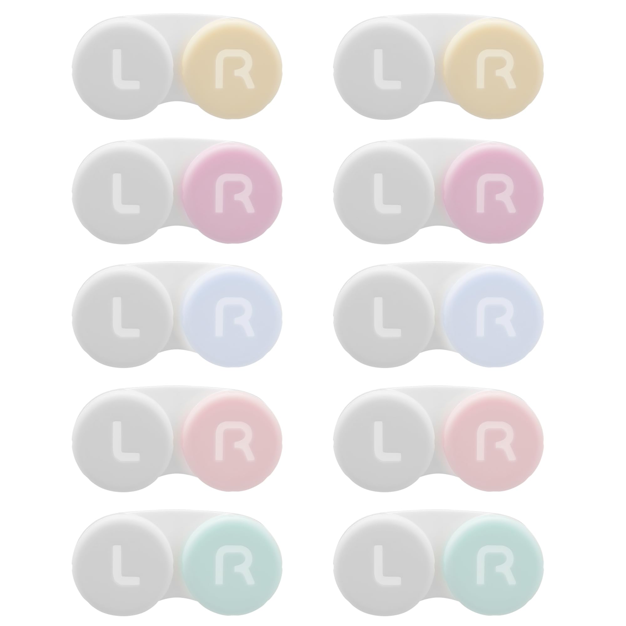 Amazon.com: 10 Pack Contact Lens Case Box, Mini Transparent Contact ...