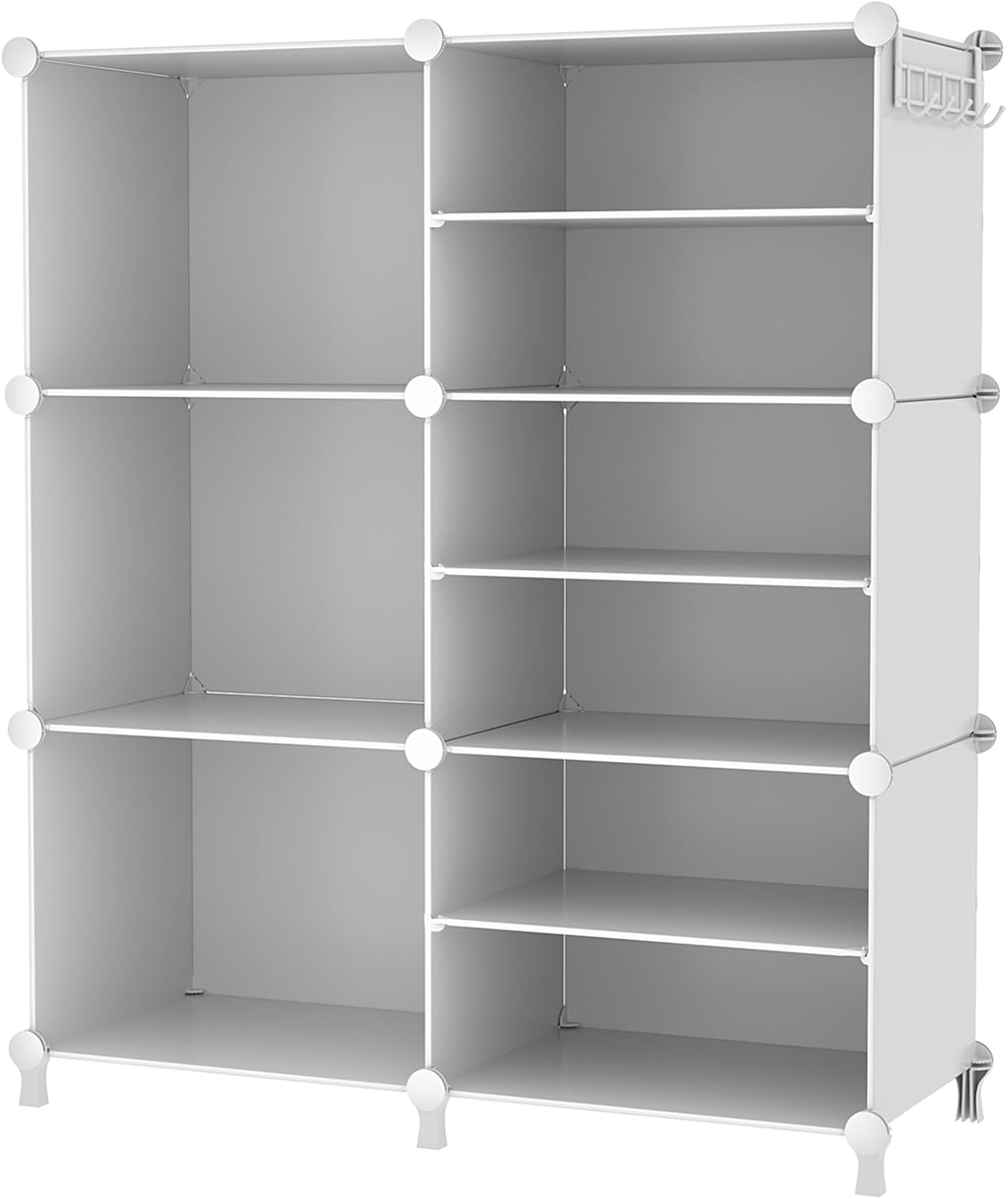 Amazon.com: AWTATOS 6 Cube Closet Organizer Storage Shelves Portable ...