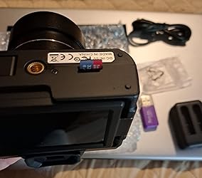 Amazon.com : Monitech Digital Camera for Photography and Video, 4K 48MP ...