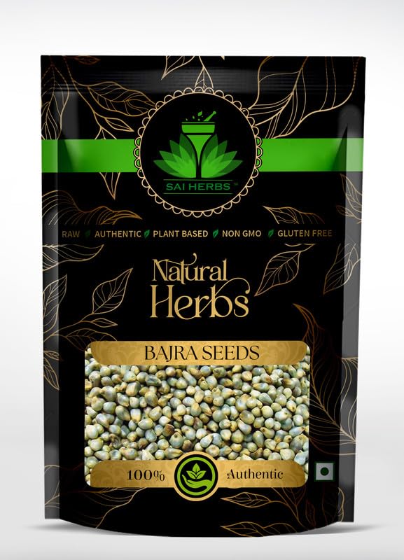 SAI HERBS Pearl Millet Raw Seed - Bajra Raw Seed- Used For Diabetes ...