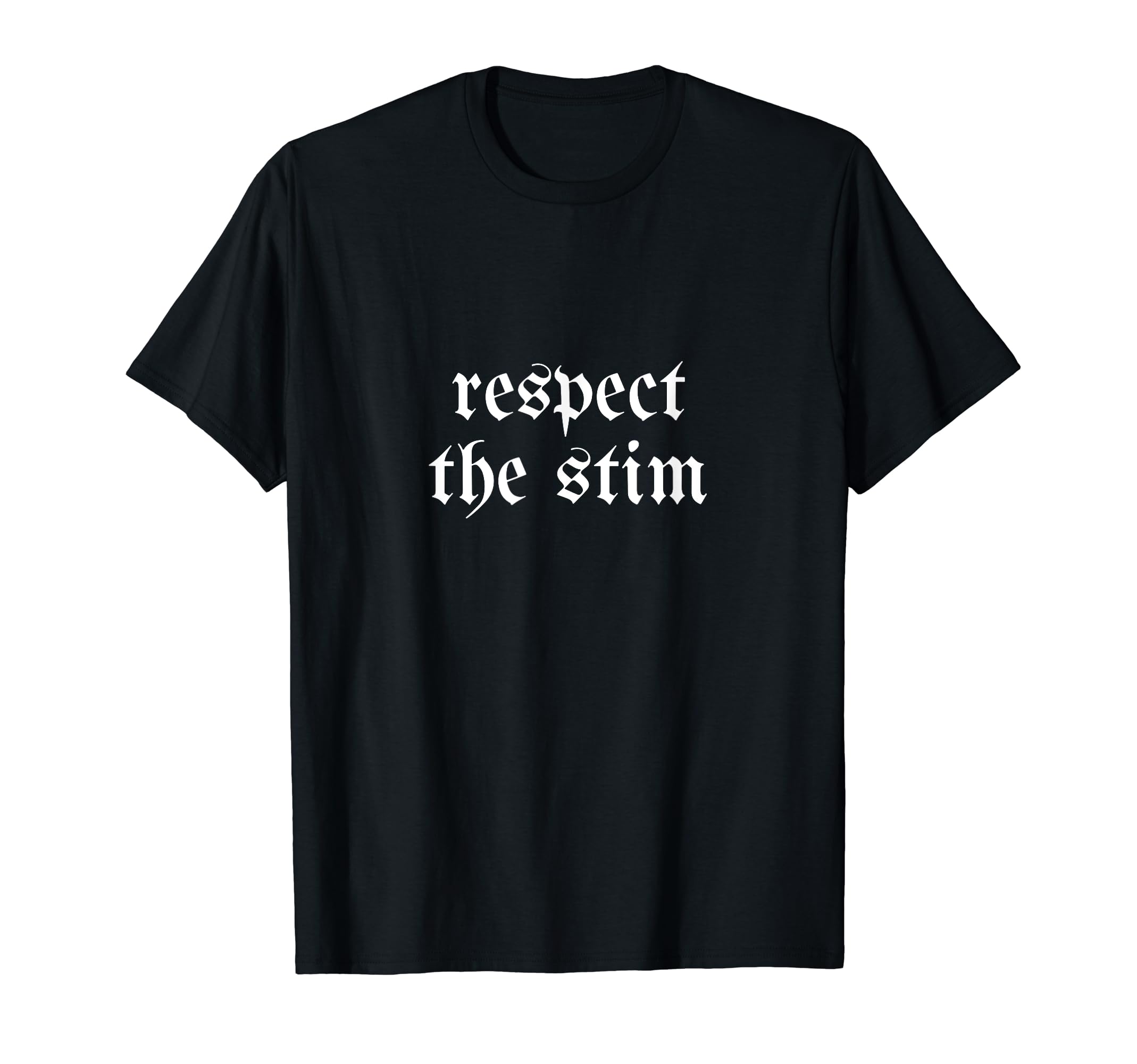 Amazon.com: Respect the Stim Autism Stimming Autistic Goth Grunge Emo T ...