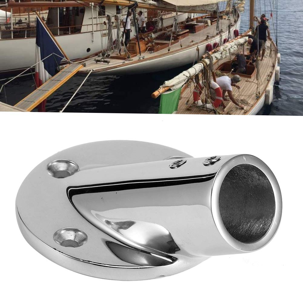 316 Stainless Boat Accessories 60 Degree Round Hand Rail Base - 316 ...