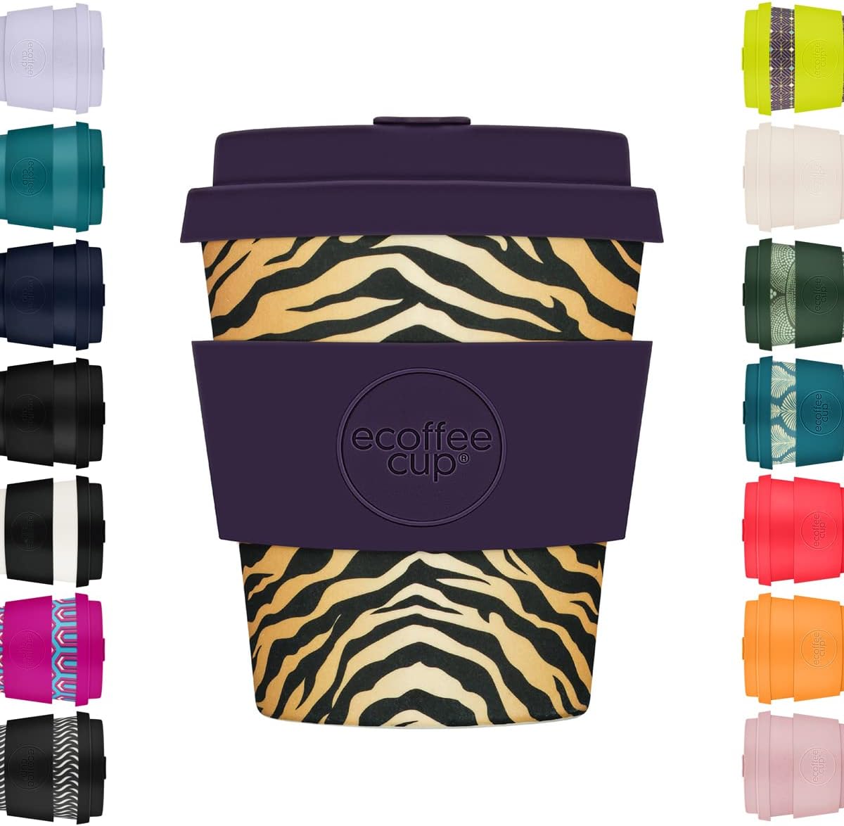 Ecoffee Cup 8oz 240ml Reusable Eco-Friendly 100% Plant Based Coffee Cup ...