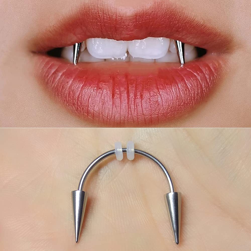 Vampire Lip Piercing