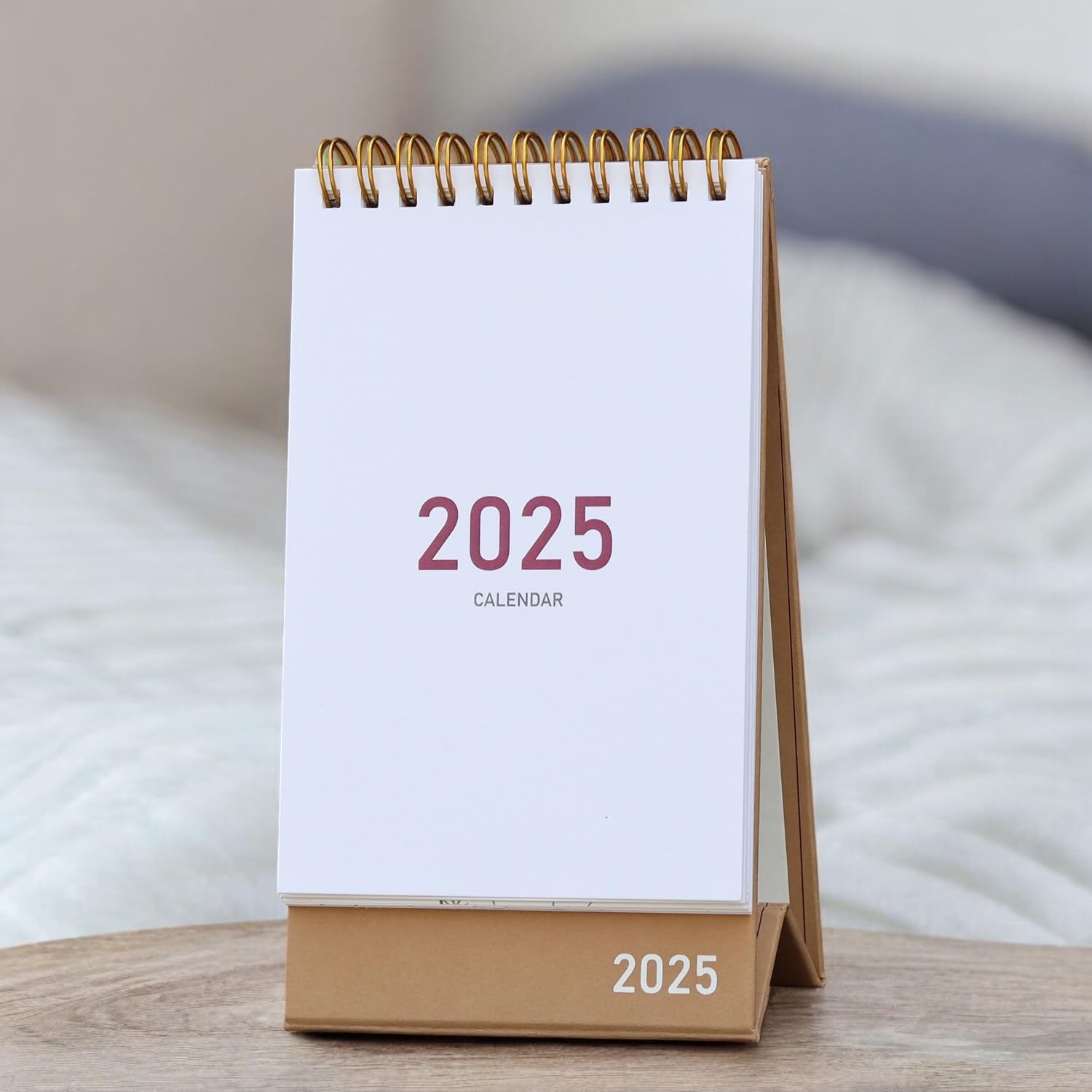 2025 Desk Calendar - Standing Flip 2025 Desktop Calendar with Thick ...