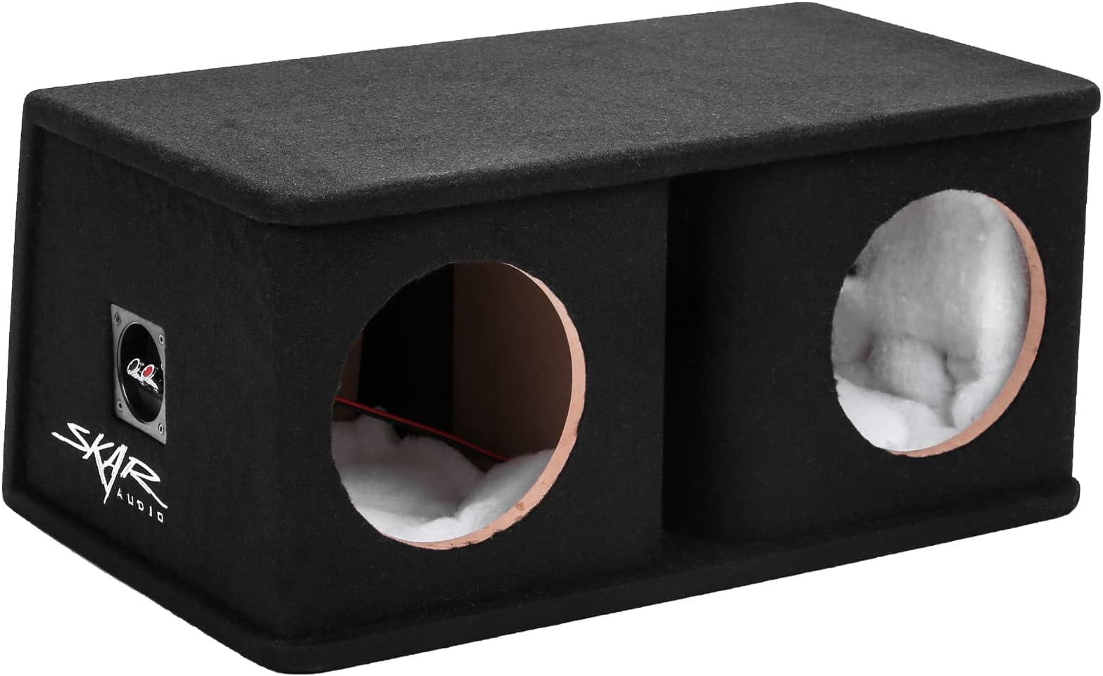 Amazon.com: Skar Audio SK2X8V Dual 8" Universal Fit Ported Subwoofer ...