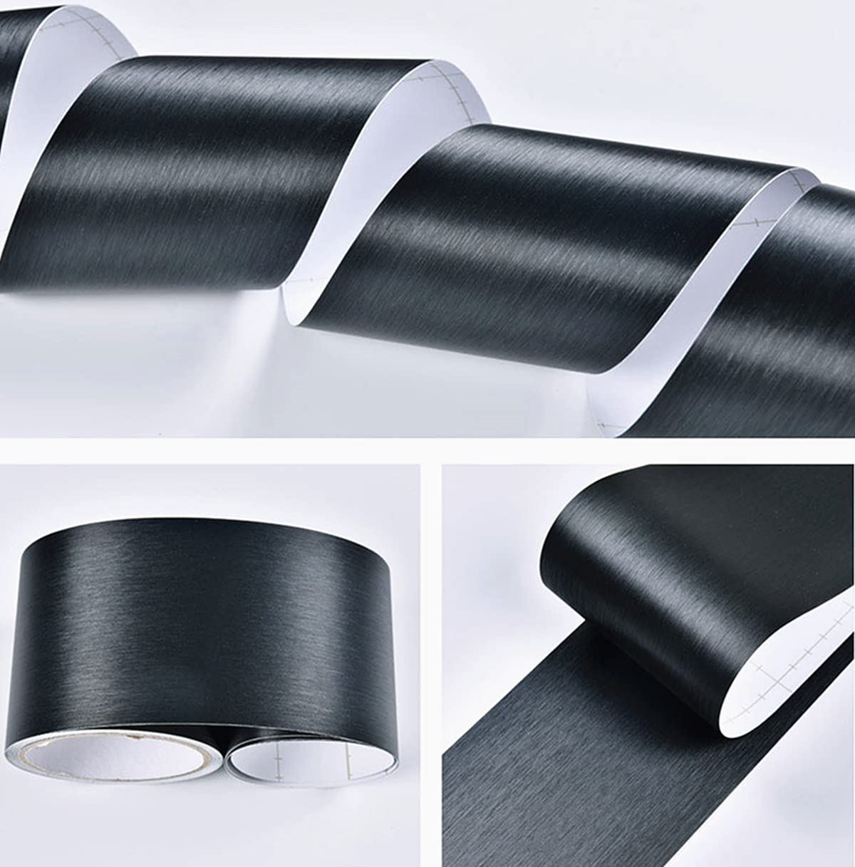 Plain Black Wallpaper Border