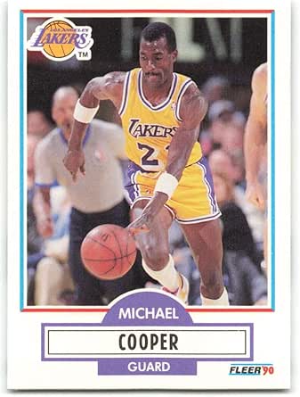 Amazon.com: 1990-91 Fleer #90 Michael Cooper NM-MT Los Angeles Lakers ...