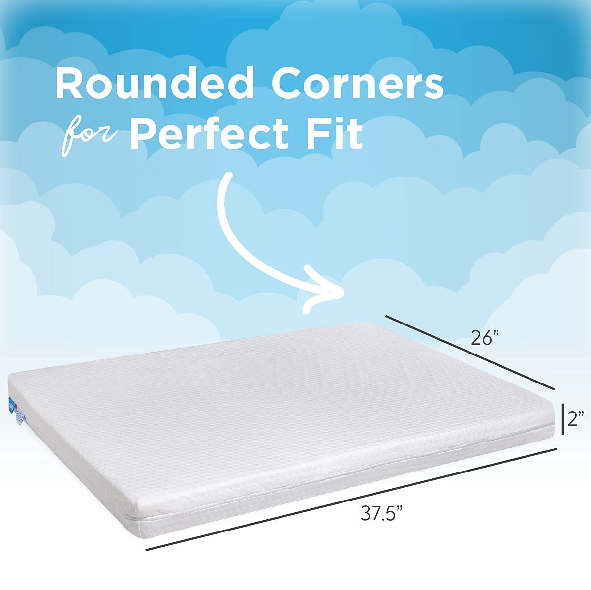 Milliard Pack and Play Mattress Topper - Dual Sided Baby Pack N Play ...