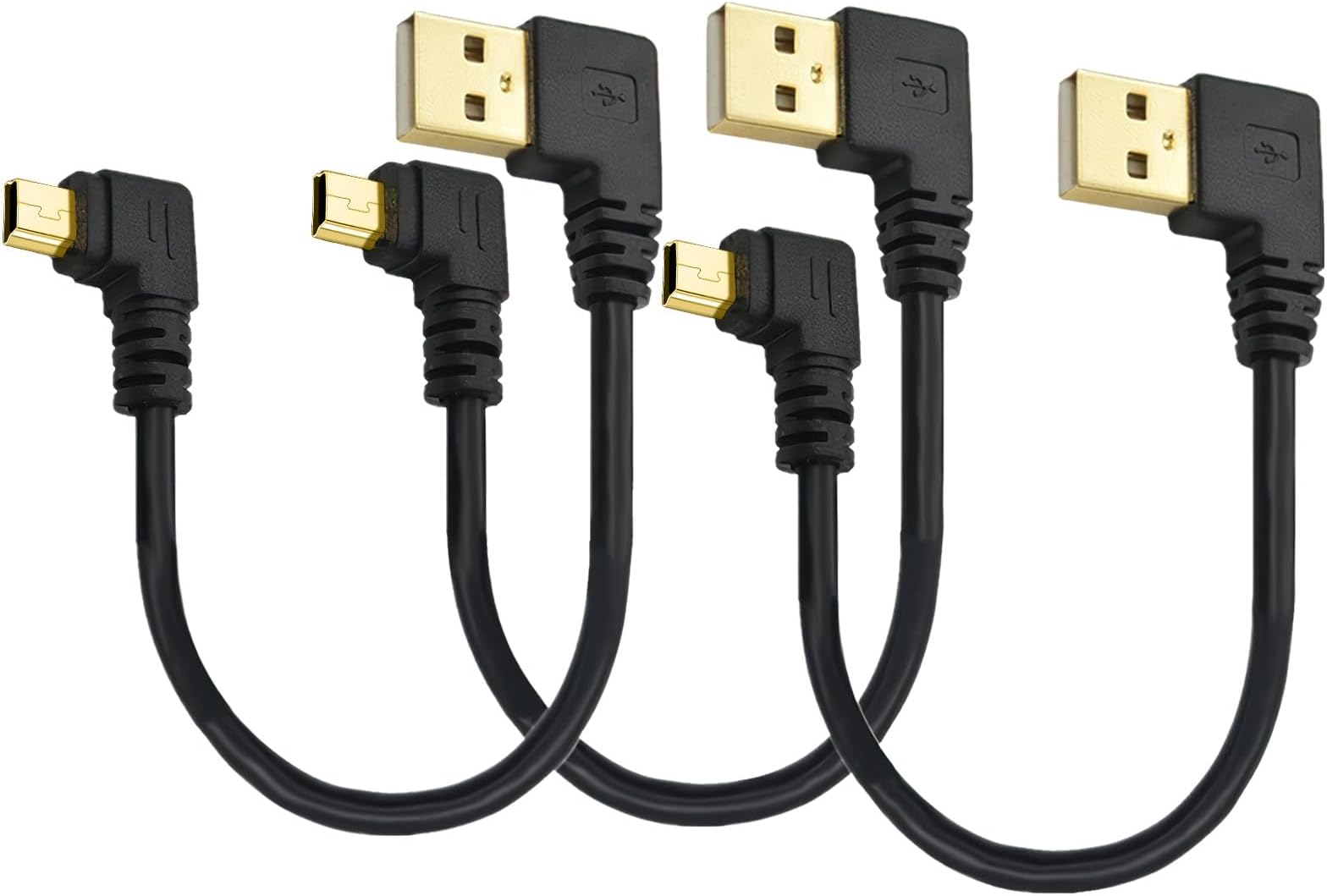 Amazon.com: 1.64feet Mini USB Right Angle USB A Male to Mini USB B 5Pin ...