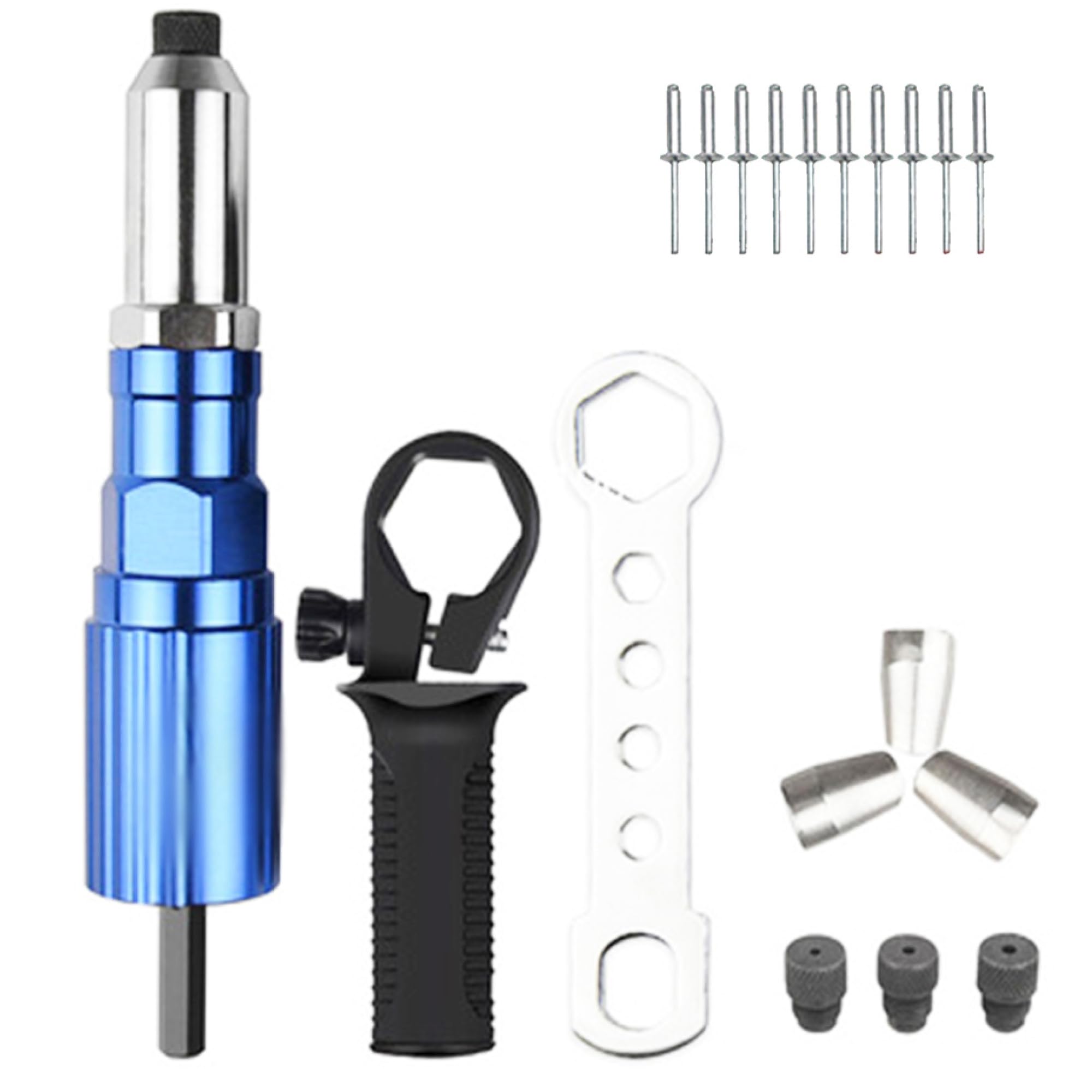 Amazon.com: Riloer Electric Rivet Gun Head, 3 Claw Head Removable ...