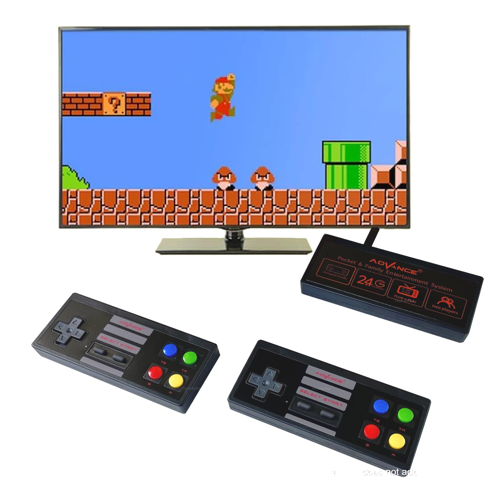 Buy Tech-lobby® Pre-Installed 620 Games with Wireless Remote Mini TV ...