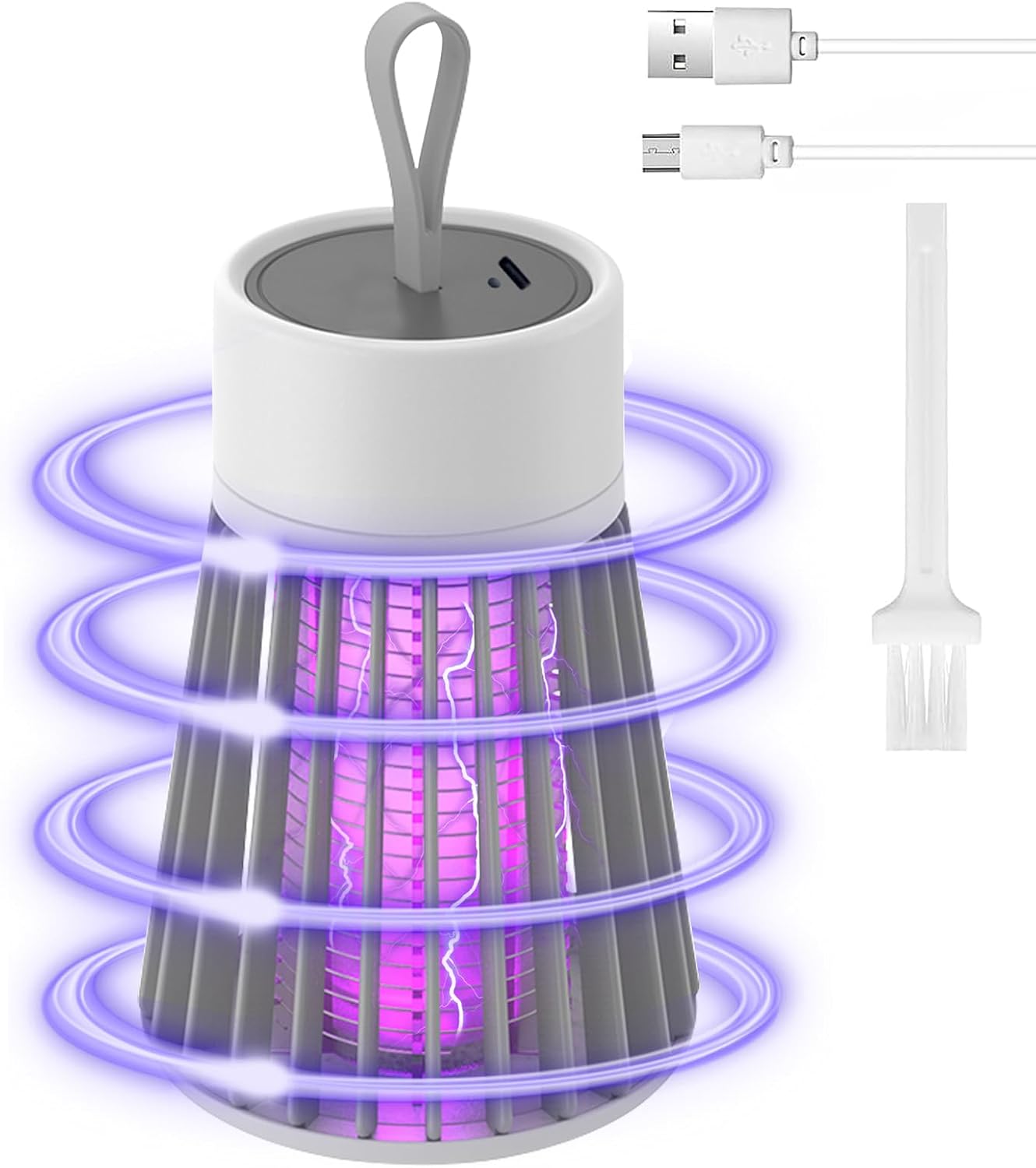 Amazon.com : Bug Zapper Indoor & Outdoor,Rechargeable Mosquito Trap and ...