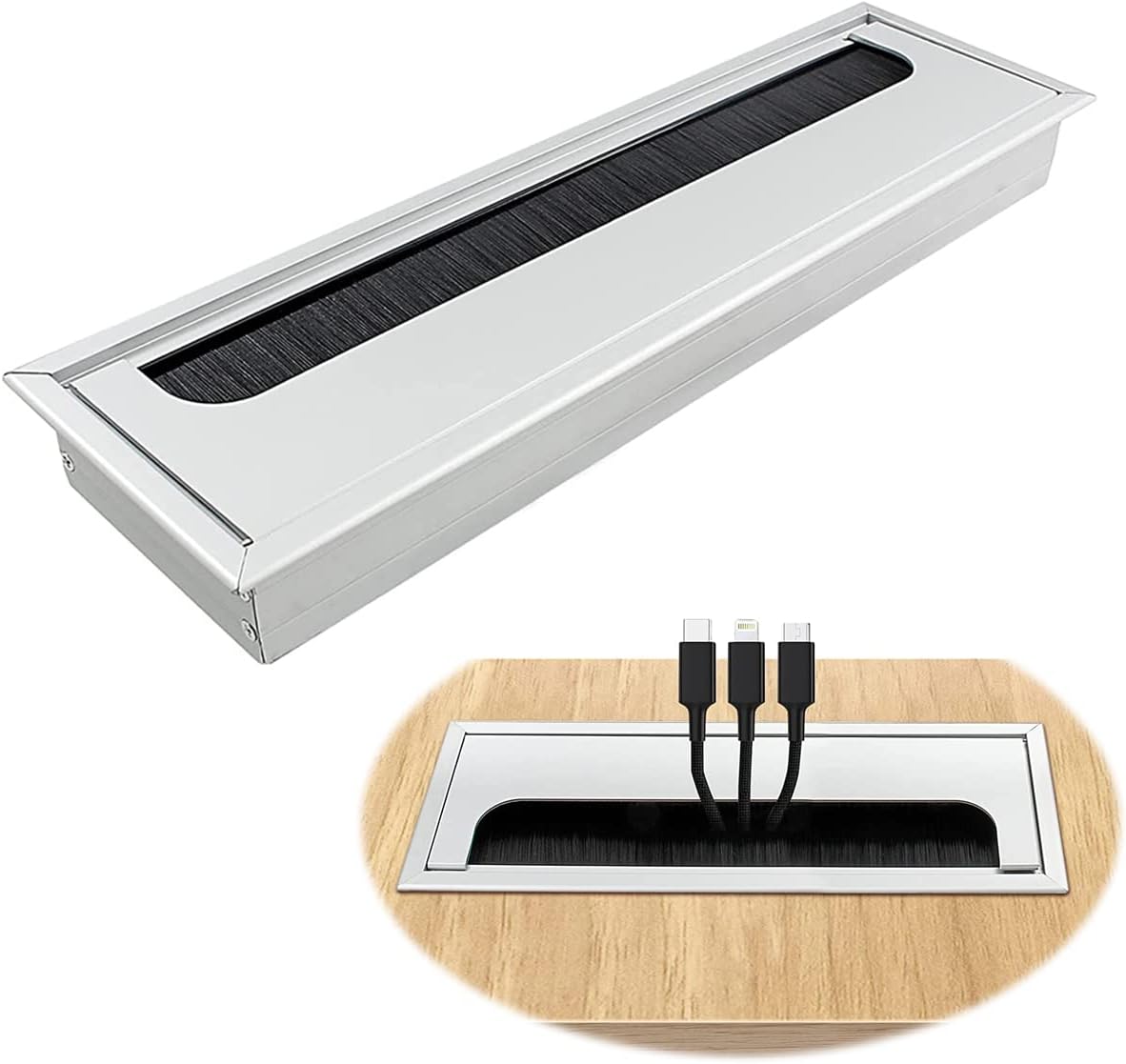 Connect System Aluminium Grommet Flip Cover/ Table top Cover/Cable Hole ...