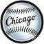 Amazon.com: Amscan Chicago Cubs Dinner Plates, 9" : Health & Household