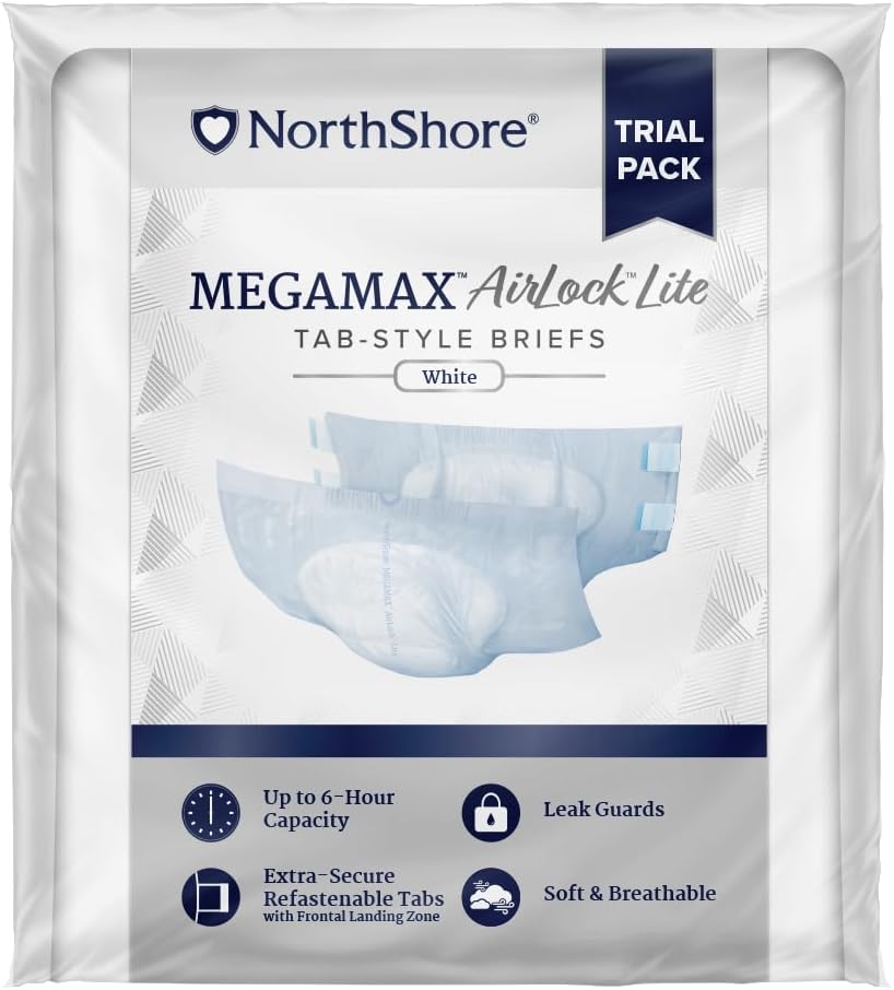 Amazon.com: NorthShore MegaMax AirLock Lite Breathable 6-Hour Tab-Style ...