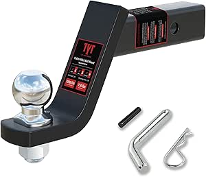 Amazon.com: TYT Trailer Hitch Ball Mount Kit with 2 Inch Ball & 5/8 ...