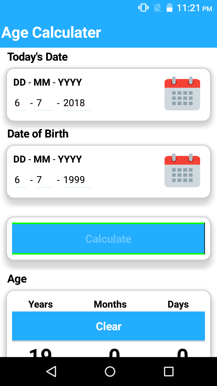 Age Calculater - App on Amazon Appstore