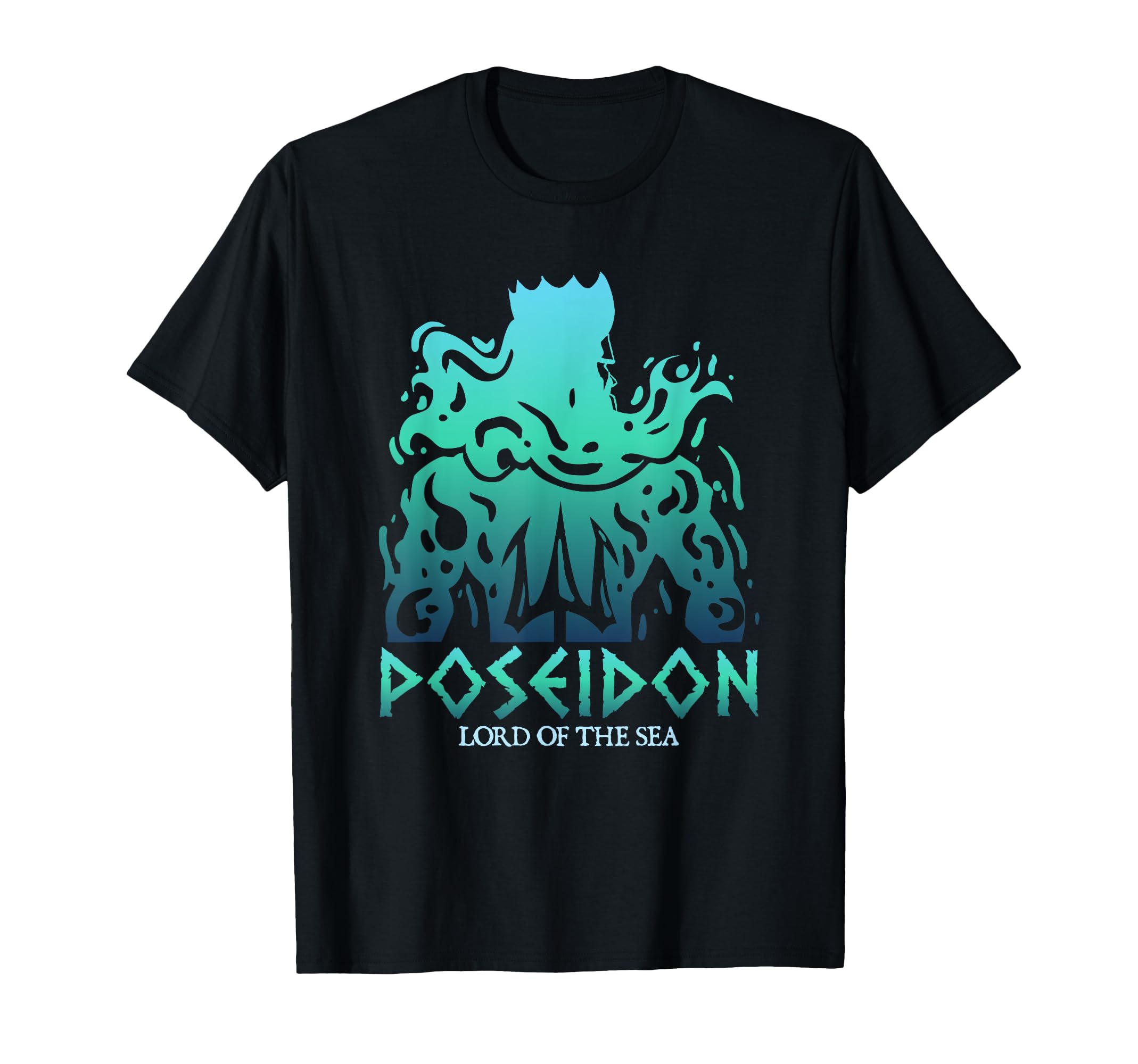 Amazon.com: Poseidon Trident T Shirt Greek Gods Lord Of The Sea T-Shirt ...