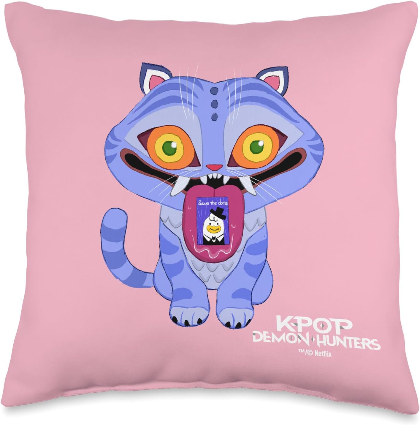Amazon.com: KPop Demon Hunters Derpy Officially Licensed Throw Pillow ...