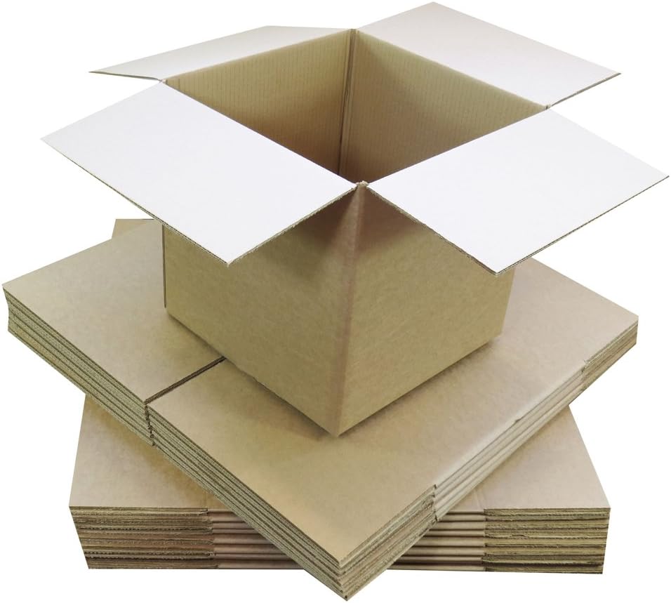 Triplast 101 x 101 x 101mm Small Single Wall 4x4x4" Shipping Mailing ...