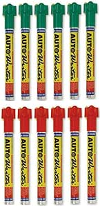 Amazon.com : Generic Auto Writer PENS Markers Green and Red - 12 Pens ...