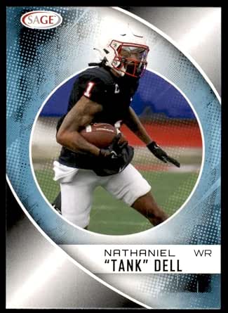 Amazon.com: NATHANIEL "TANK" DELL RC 2023 SAGE High Series Black #123 ...