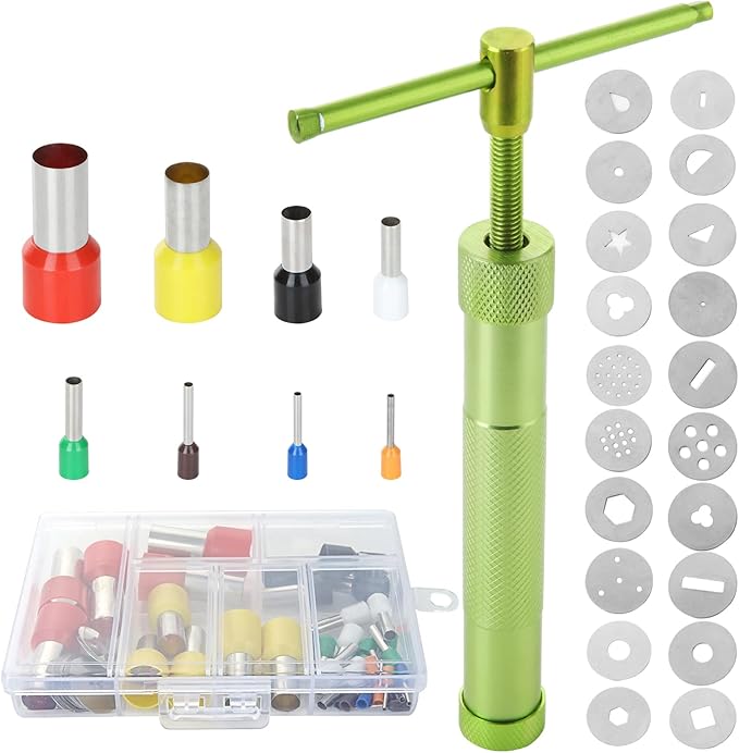 Amazon.com: LAMXTX Clay Extruder Polymer Clay Cutter Kit - Clay Alloy ...