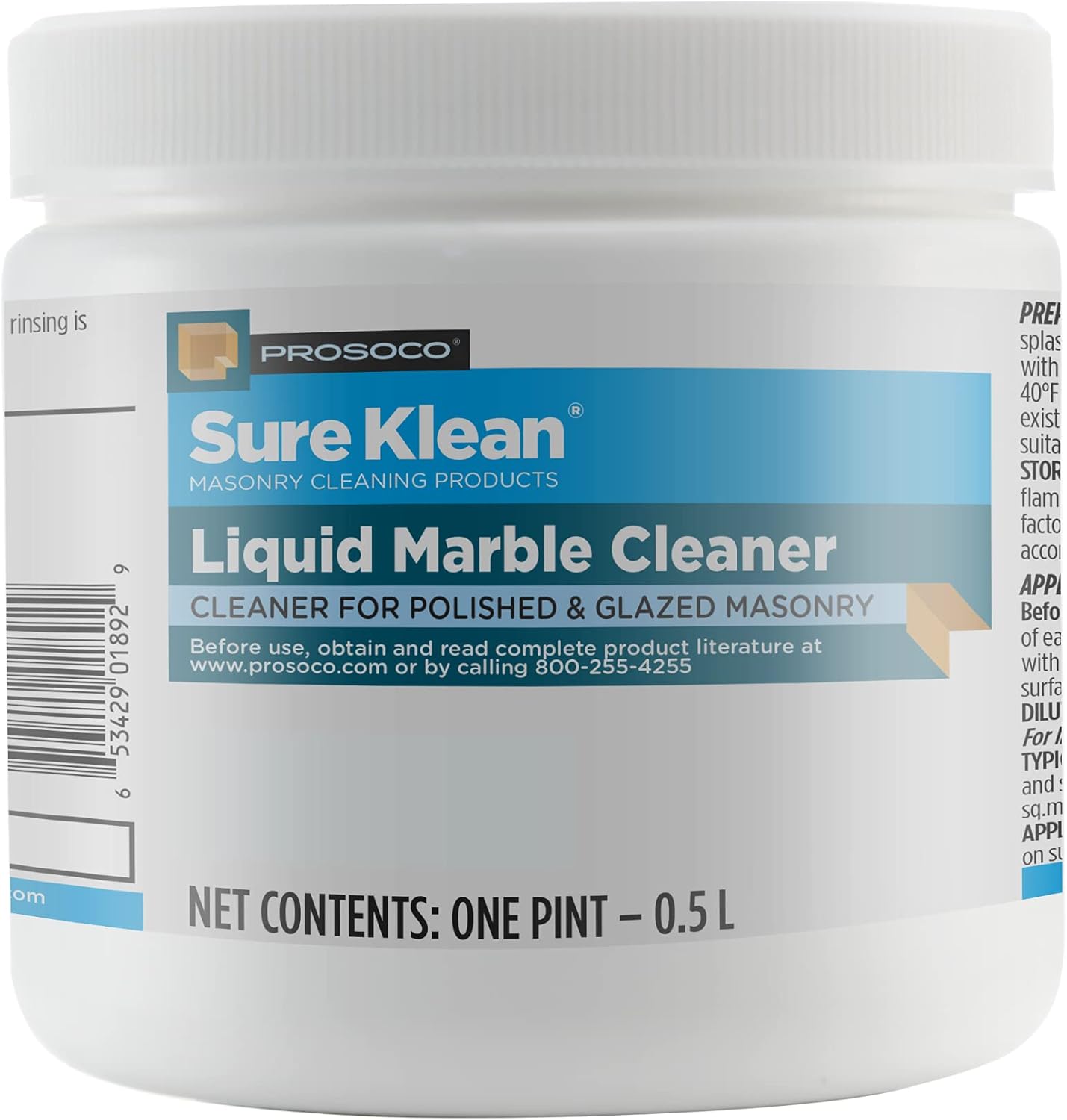 Amazon.com: Prosoco Liquid Marble Cleaner - Polished stonework and ...