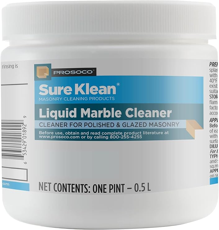 Amazon.com: Prosoco Liquid Marble Cleaner - Polished stonework and ...