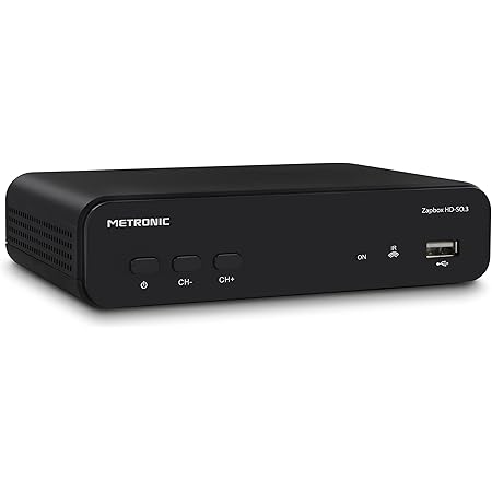 Metronic Décodeur TNT Zapbox HD-So.3 avec Port USB Noir : Amazon.fr ...