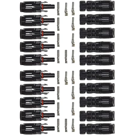 Kenbrook Solar 6 in 1 T6 Connector with MC4 Connector (with 1 Pair MC4 ...