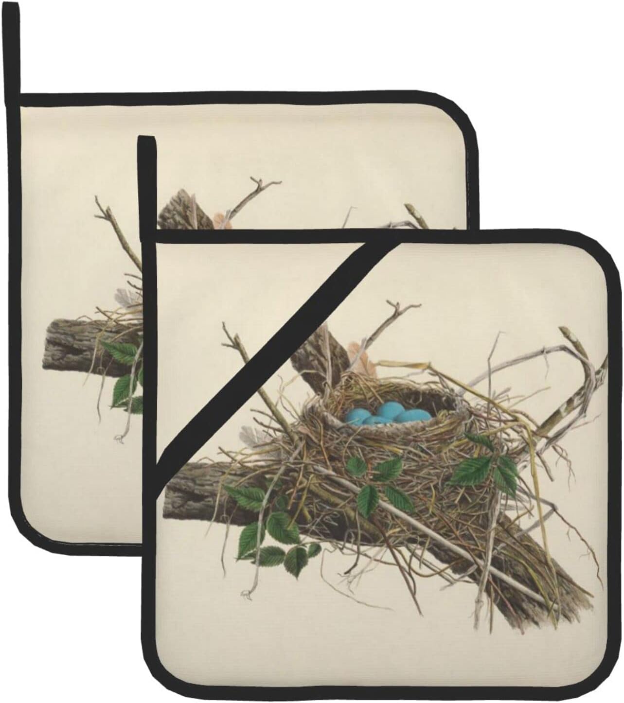 Amazon.com: Birds Nest Pot Rack, Heat-Resistant Pot Rack, Two-Piece ...