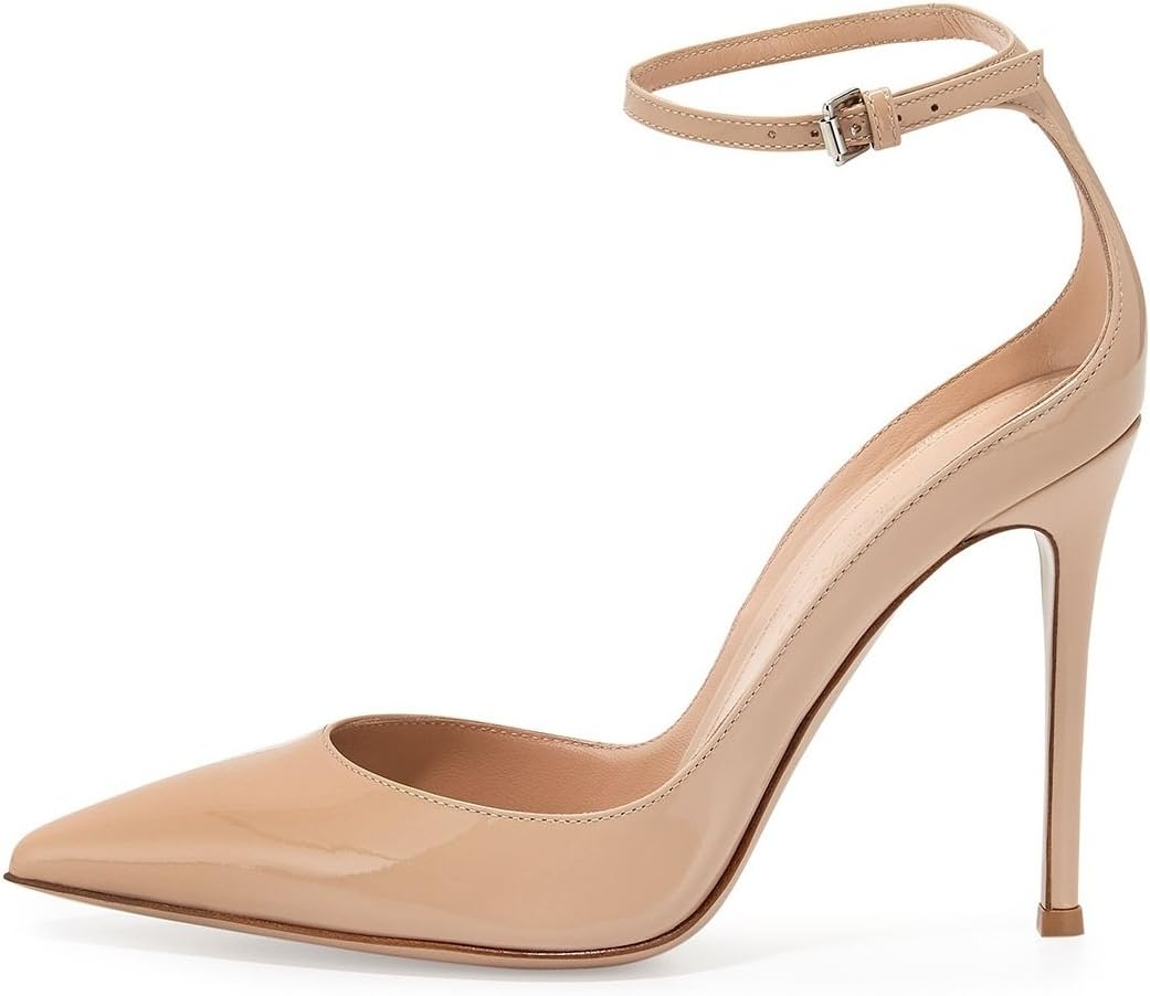 Soireelady Escarpins Femme,Escarpin Talons Hauts Bout Fermé,Bride ...