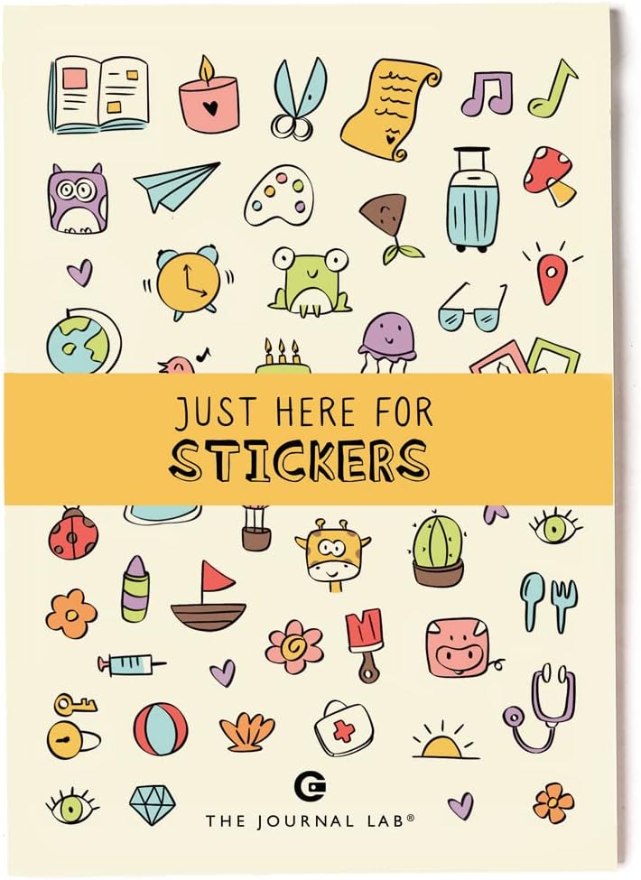 The Journal Lab Sticker Book for Journals | 400+ Cute Stickers to ...