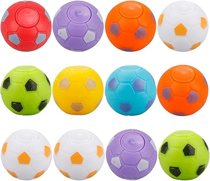 Football Ball Spinner - Small Hand Fidget Spinner Soccer Balls : Amazon ...