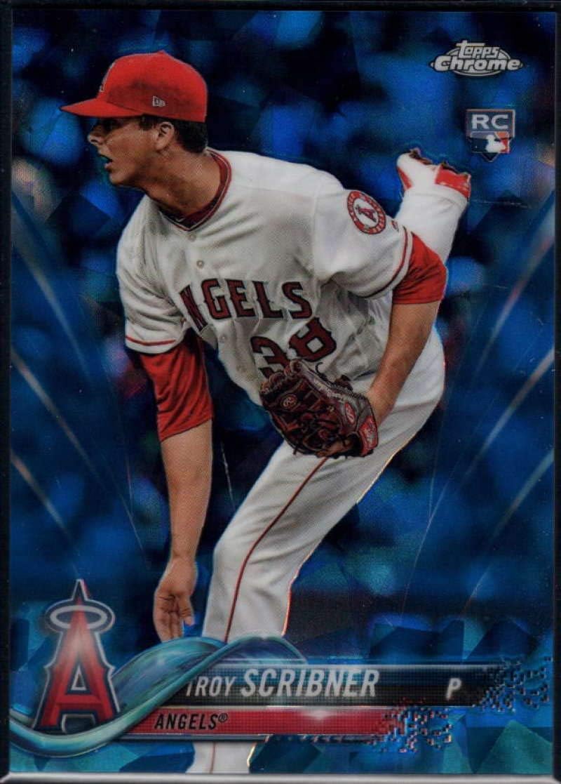 Amazon.com: Baseball MLB 2018 Topps Chrome Sapphire #440 Troy Scribner ...