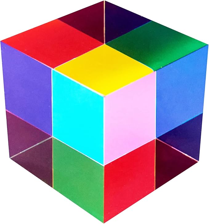 Amazon.com: CMYCUBE Original CMY Color Cube, 2.36 inch (60mm) Acrylic ...