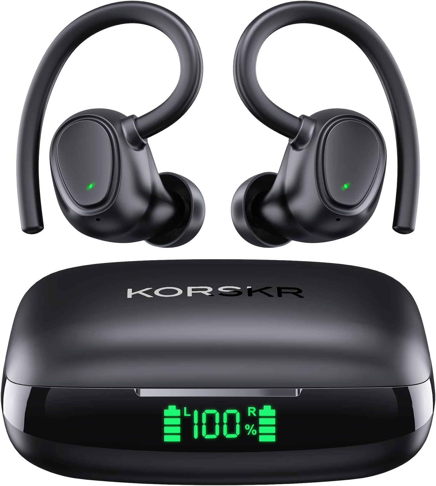Wireless Earbuds, KORSKR Bluetooth Earbuds Touch Control Ear Buds Hi-Fi ...